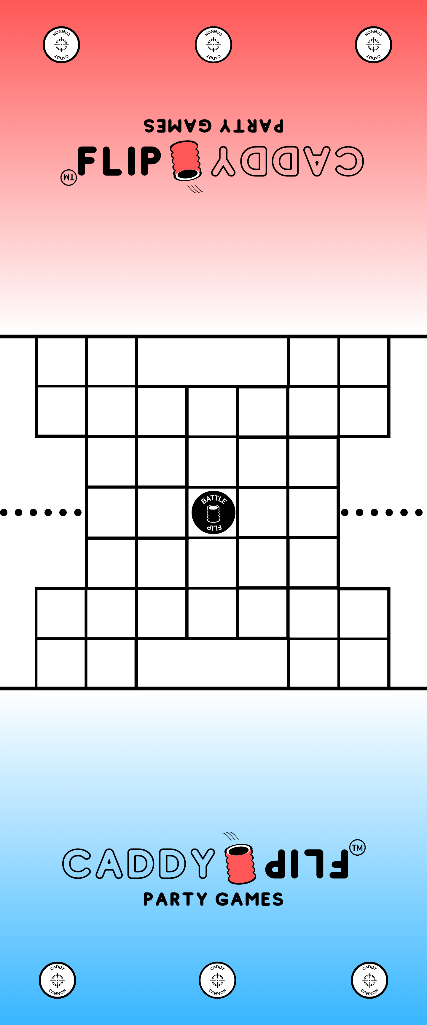 Battle Zone Table Topper (6' Vinyl Decal) – Caddyflip